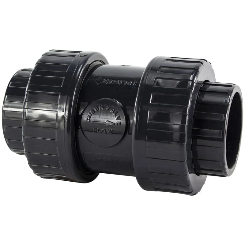 PVC terugslagklep voorkomt terugstroming van het water