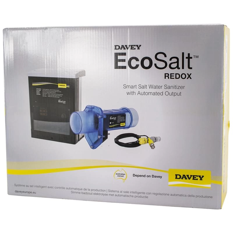 Davey Eco Salt Zoutelectrolyse met ingebouwde redox sensor