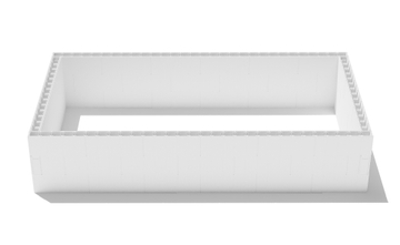 Polystyrol-Pool-Block-Set - 7,00 x 3,50 x 1,50 m