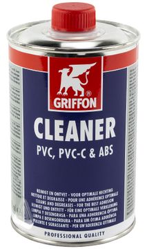 PVC cleaner 500 ml van Griffon. Voor een perfecte lijmverbinding