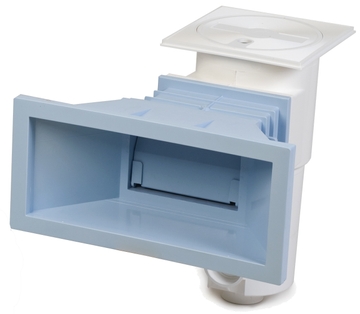 Aquareva Pool Skimmer mit breiter Düse Hellblau