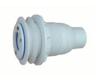 Adagio plus wanddoorvoer vaste buis D50/63mm (RVS/houten baden)