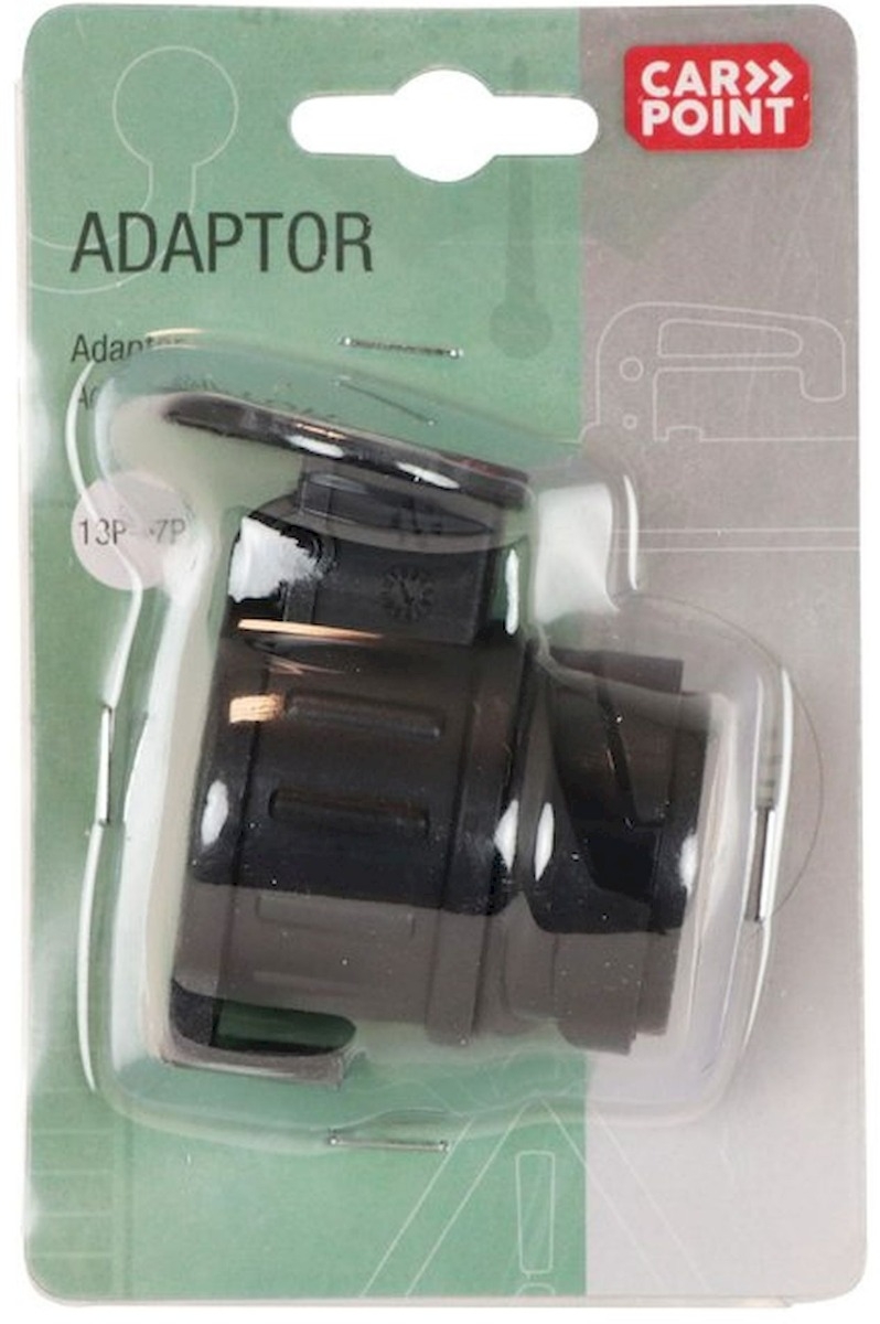 Carpoint adapter 13 naar 7 polig - kort