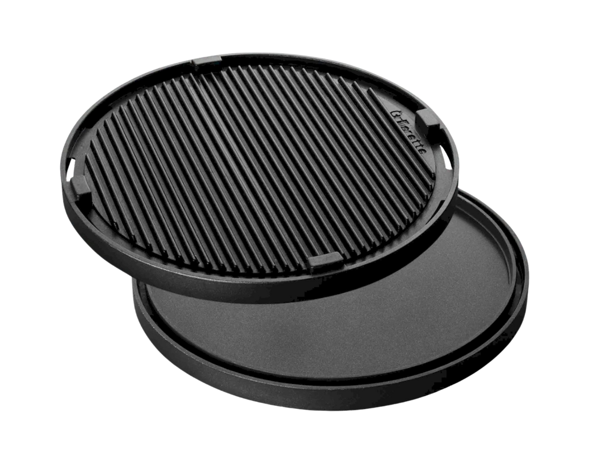 BBQ2GO Twee-in-een dubbelzijdige aluminium grillplaat