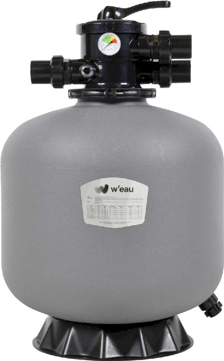 W'eau HDPE-500 top mount zandfilter 12m³